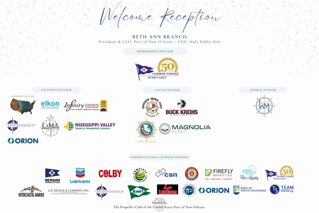 Welcome Reception, Beth Ann Branch, President & CEO, Port of New ...