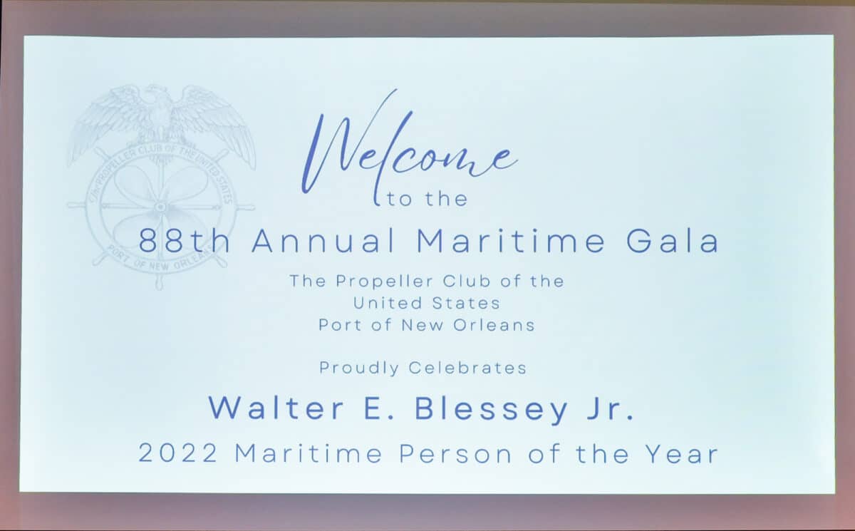 October 2022 Maritime Person of the Year Gala | The Propeller Club of ...